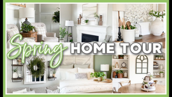 SPRING HOME TOUR 2022 | FARMHOUSE SPRING DECOR IDEAS - Cozy Comfy Couch