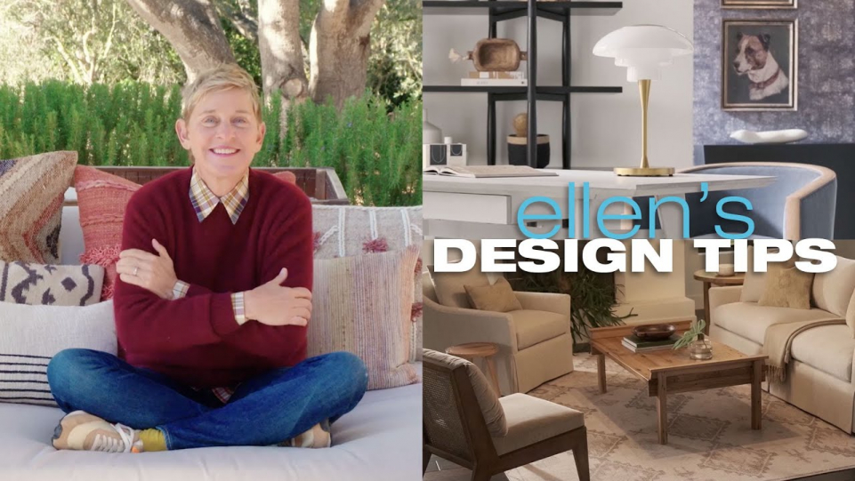 4 Home Design Tips from Ellen! | Time For Yourself… with Ellen (Episode ...