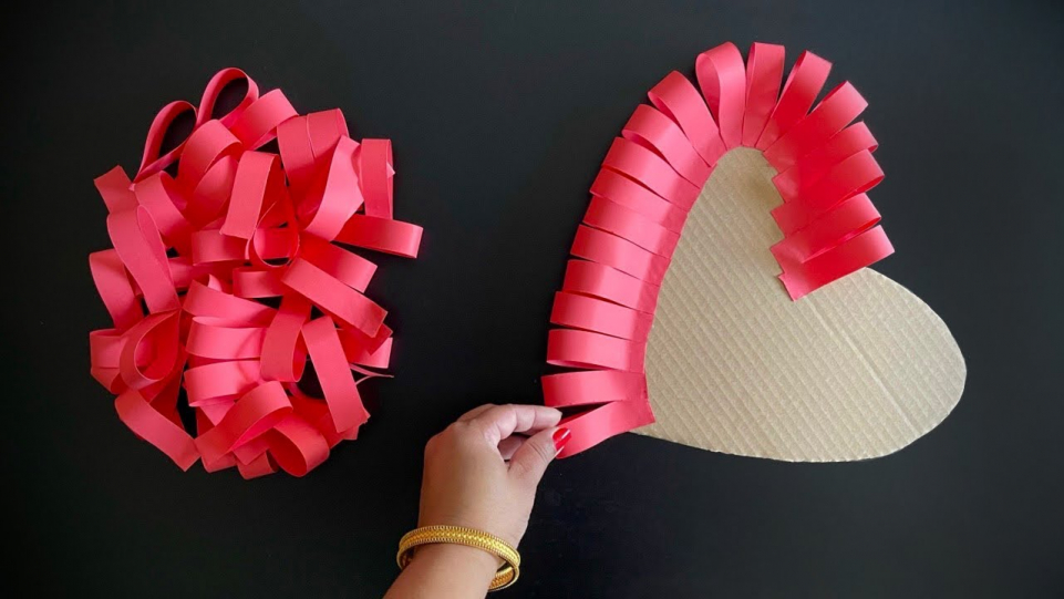 Easy Valentine’s Day Craft idea / Paper Craft for Home Decoration / DIY ...